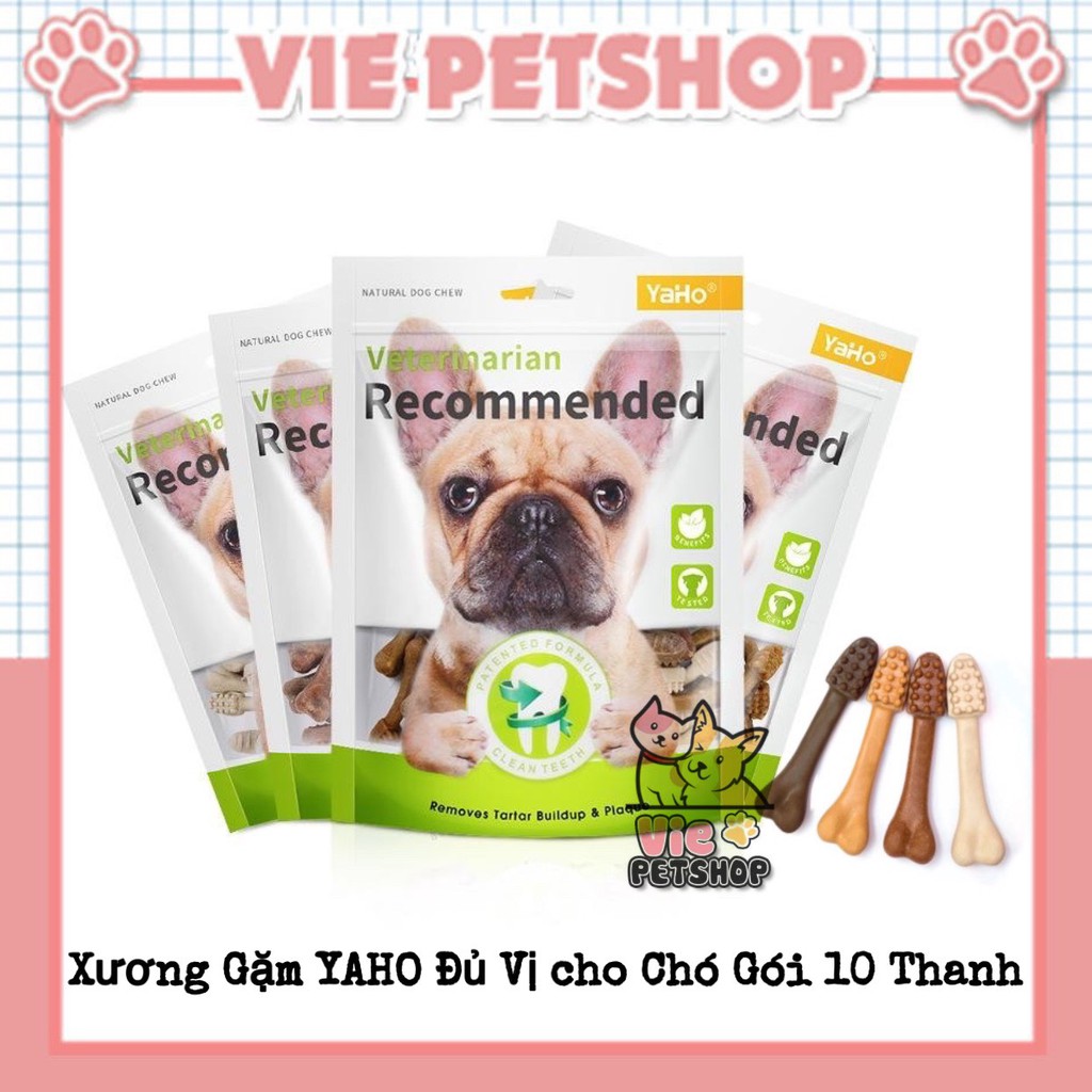 Xương Gặm YAHO Sạch Răng Thơm Miệng Cho Chó Gói 10 Thanh | Vie PETSHOP ...