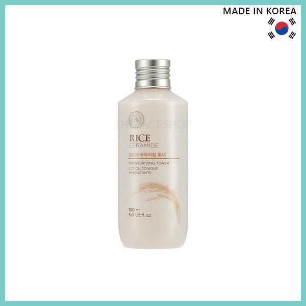 THE FACE SHOP Toner Chiết Xuất Gạo & Ceramide Dưỡng Ẩm Da Mặt 150ml ...