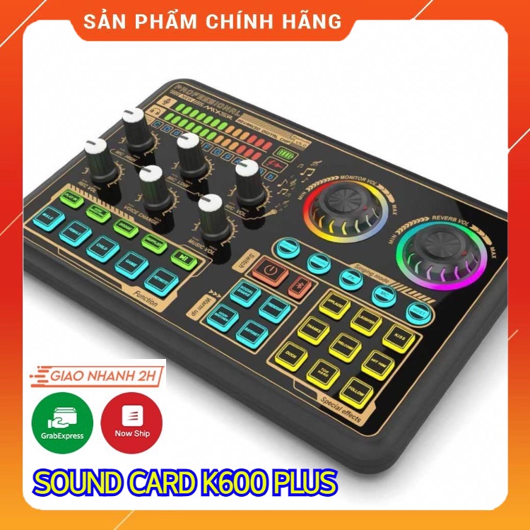 Sound Card K600 2022 ️ FREE SHIP ️ Phiên Bản Cao Cấp , Chuyên Dùng ...
