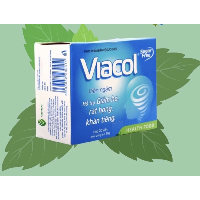 Cách chọn mua và sử dụng kẹo ngậm đau họng viacol đúng cách