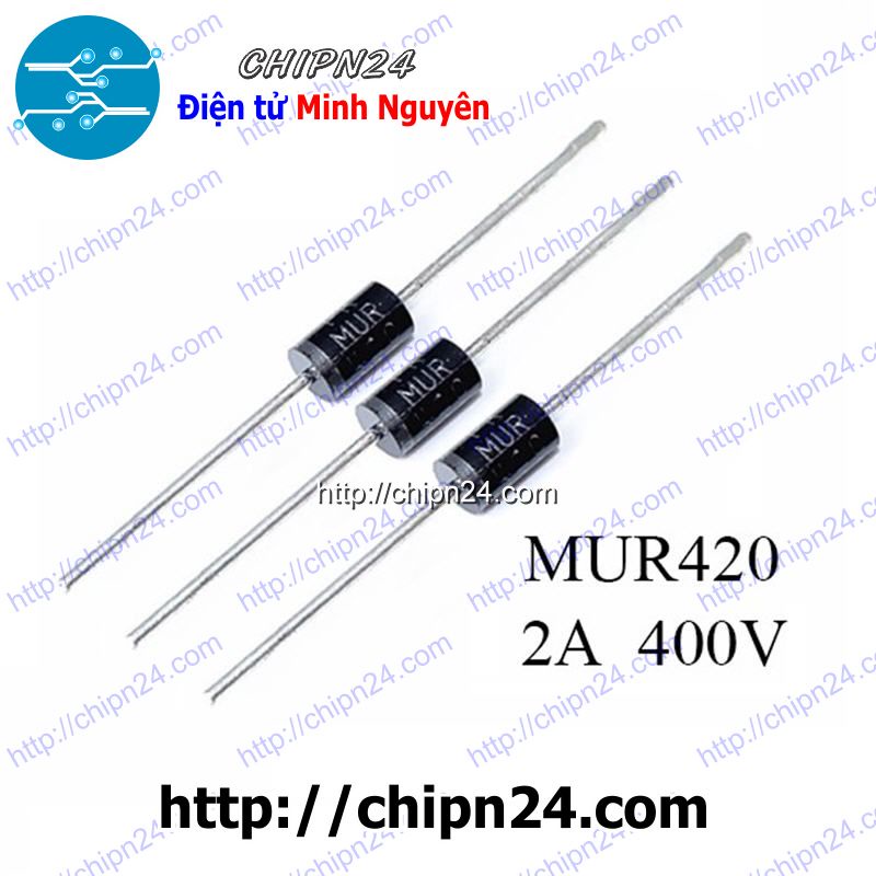 [2 CON] (DIP) Diode MUR420 4A 200V (MUR 420) [Diode Schottky] | Shopee ...