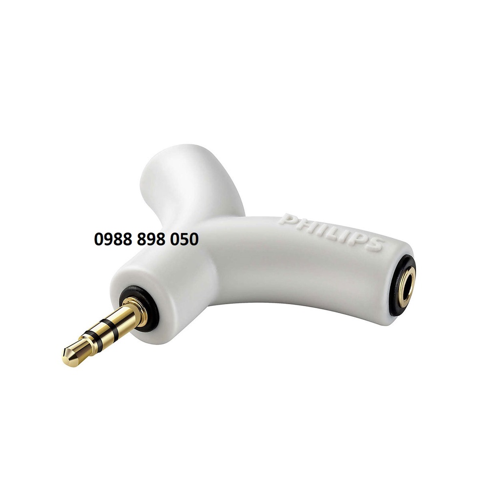 jack chia cổng tai nghe 3.5mm 1 ra 2 chính hãng philips | Shopee Việt Nam