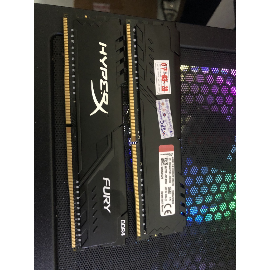 RAM Kingston HyperX Fury Black 8G DDR4 Bus 2666Mhz CL15 Kit of 2 - HX426C15FBk2/8 | Shopee Việt Nam