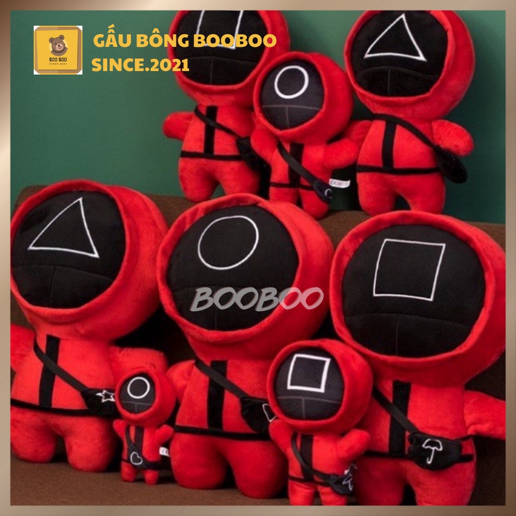 Gấu bông 💝Squid Game💝 siêu cute, Gấu Bông lính gác Trò Chơi Con Mực ...