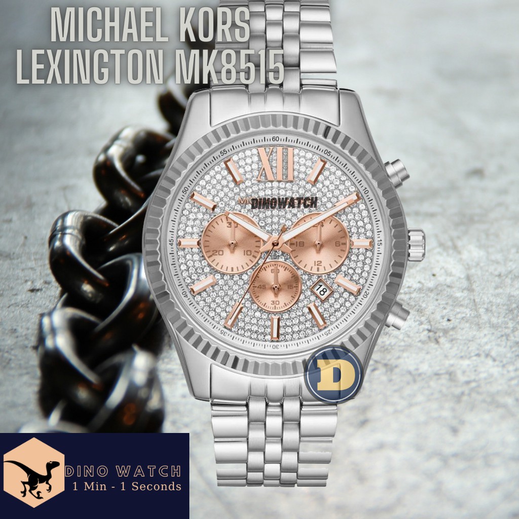ĐỒNG HỒ NAM MICHAEL KORS CHRONOGRAPH LEXINGTON PAVE DIAMOND MK8515 ...