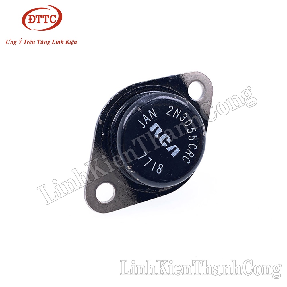 2N3055 Transistor NPN 15A100V TO-3 CRC Đen (Tháo Máy) | Shopee Việt Nam