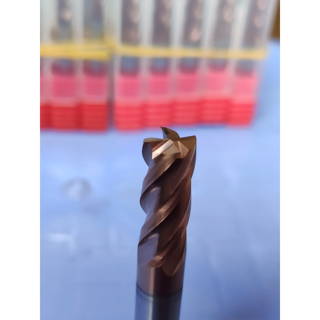 Dao phay hợp kim 55HRC 4me 8mm-10mm-12mm - Gia công thép thường S45c,SS400,CT3 | Shopee Việt Nam