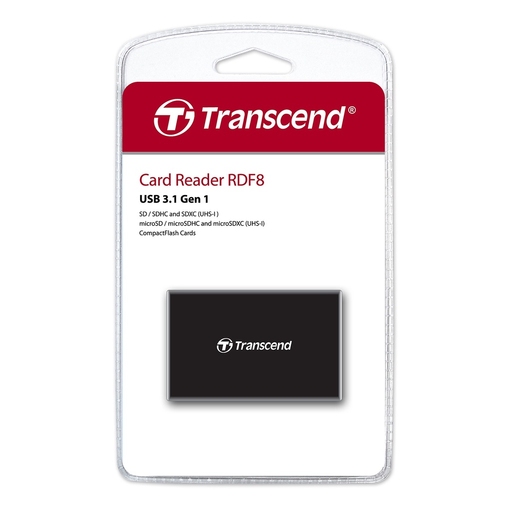 Đầu Đọc Thẻ Nhớ Transcend F8K Gen2 USB 3.1 TS-RDF8K2 - Hàng chính hãng ...