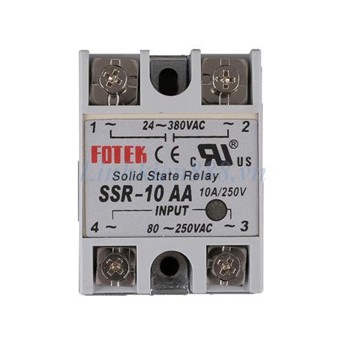 Relay Bán Dẫn 1 Pha SSR-10AA Dòng Điện 10A | Shopee Việt Nam