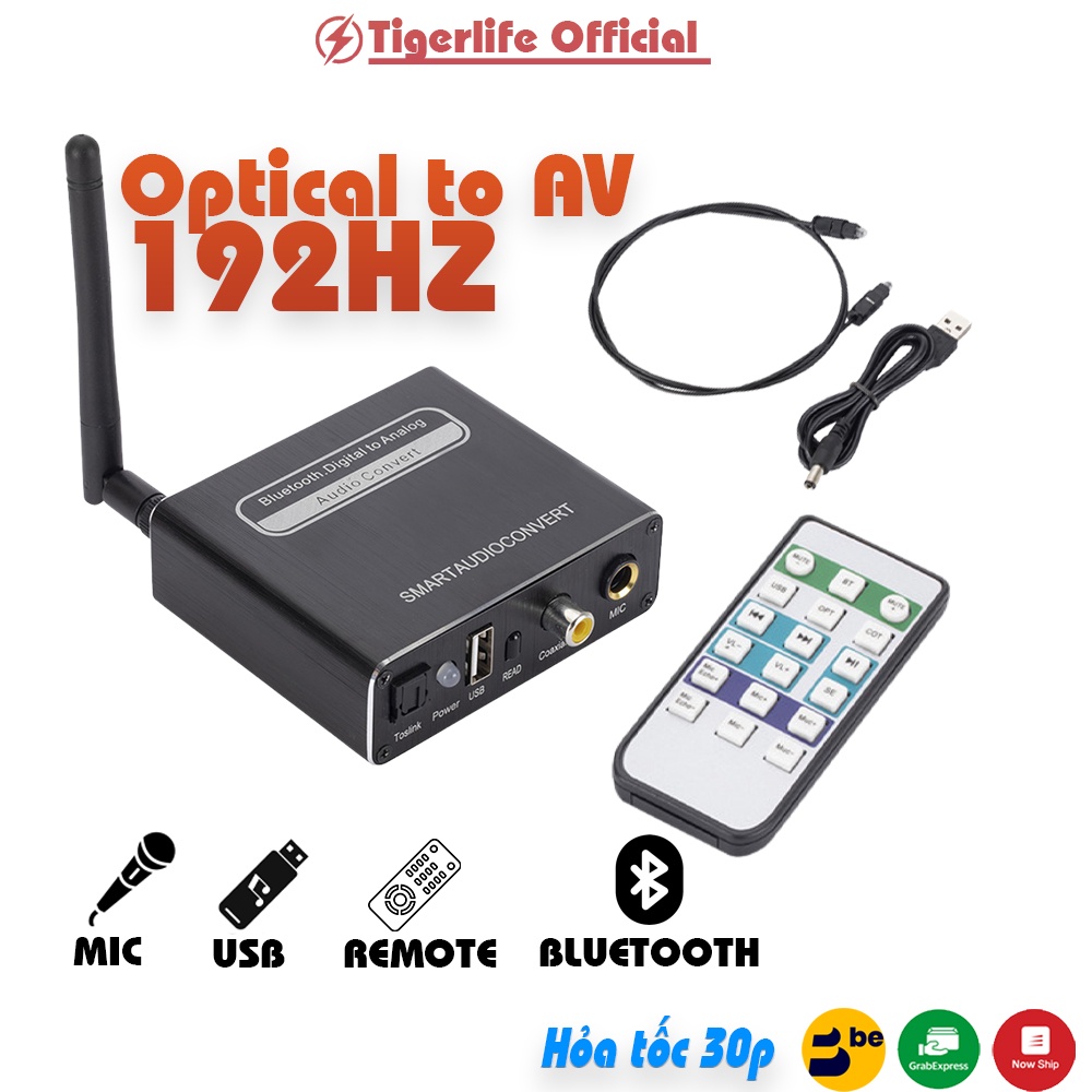 Bộ chuyển đổi âm thanh OPTICAL sang AV Tiger Life DAC tích hợp ...