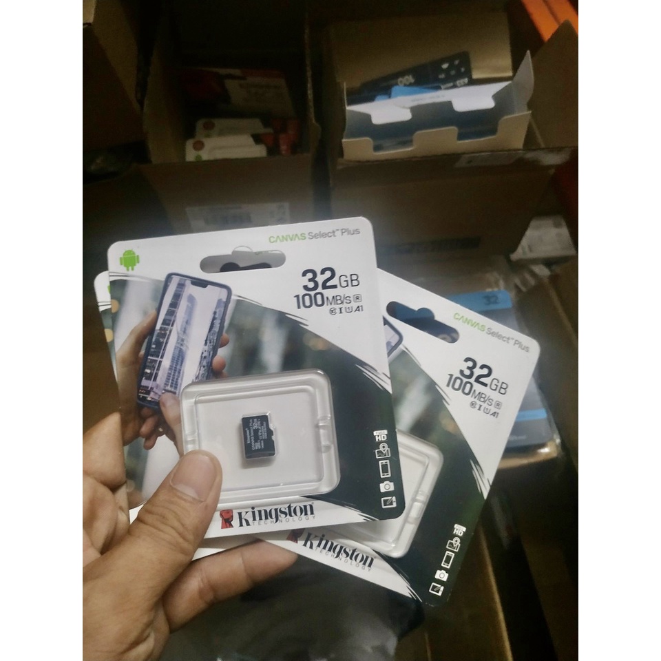 Thẻ nhớ Kingston 32GB Flash Card micSD Select Pls 100R C10(SDCS2/32GBSP ...
