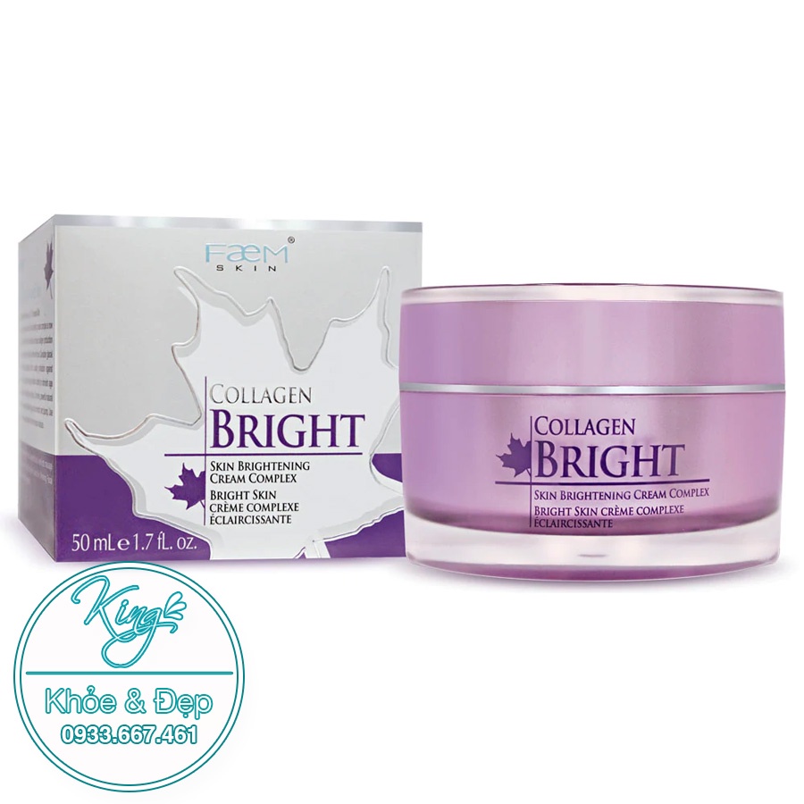 Kem Dưỡng Da Collagen Bright Skin Brightening Cream Complex 50g ...