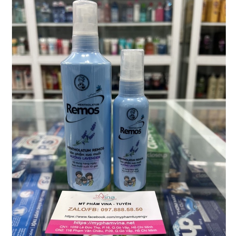 Chính hãng Dung dịch chống muỗi Rohto Metholatum Remos Hương Lavender ...