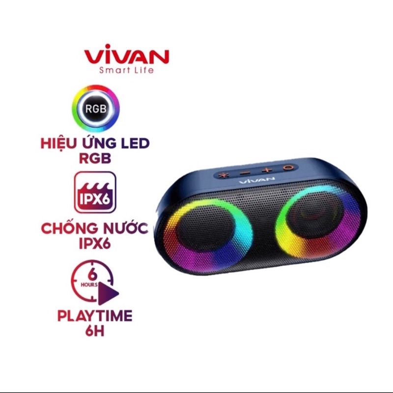 Loa Bluetooth VIVAN VS16 10W Chính Hãng | Shopee Việt Nam