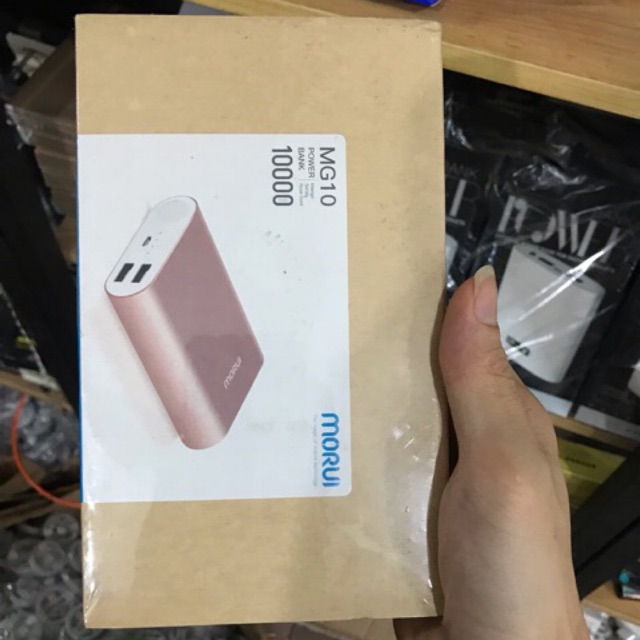 Sạc dự phòng Morui 10000mah MG10 vỏ nhôm | Shopee Việt Nam