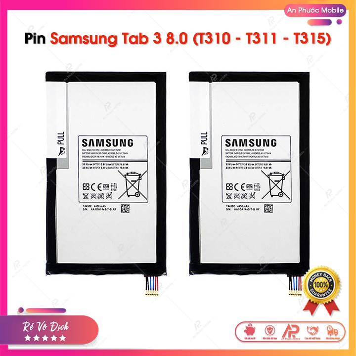 Pin Samsung Tab 3 8.0 (T310 - T311 - T315) 4450 mAh - Pin Samsung ...