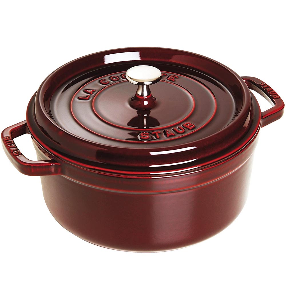 Nồi Gang Staub La Cocotte Grenadine Red 40509-355-0 Size 22cm - 2,6L | Shopee Việt Nam