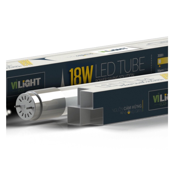 Led tube thủy tinh T8 1.2m 18W VLETU18SL12 / ViLight Eco | Shopee Việt Nam