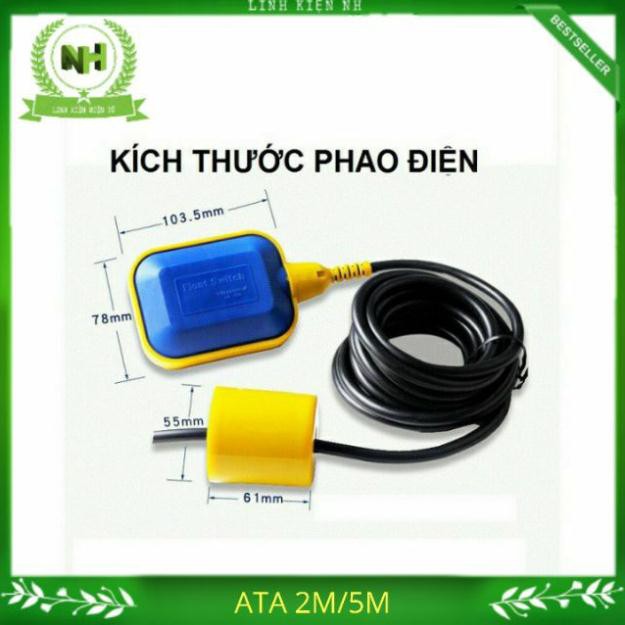(LKNH) Phao điện bơm nước tự động ATA2M- ATA5M chống cạn và chống tràn ...