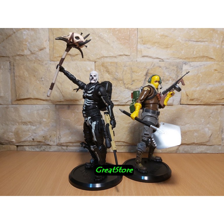 [ Sẵn ] Mô hình Fortnite Raptor và Skull Trooper action Figure 18 cm cử ...