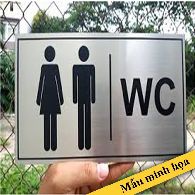 Bảng hướng dẫn toilet, bảng chỉ dẫn WC nam nữ, bảng toilet phân biệt ...
