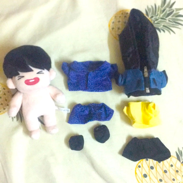 Búp bê thần tượng BTS SUGA Baby Syub Peach doll 15cm | Shopee Việt Nam