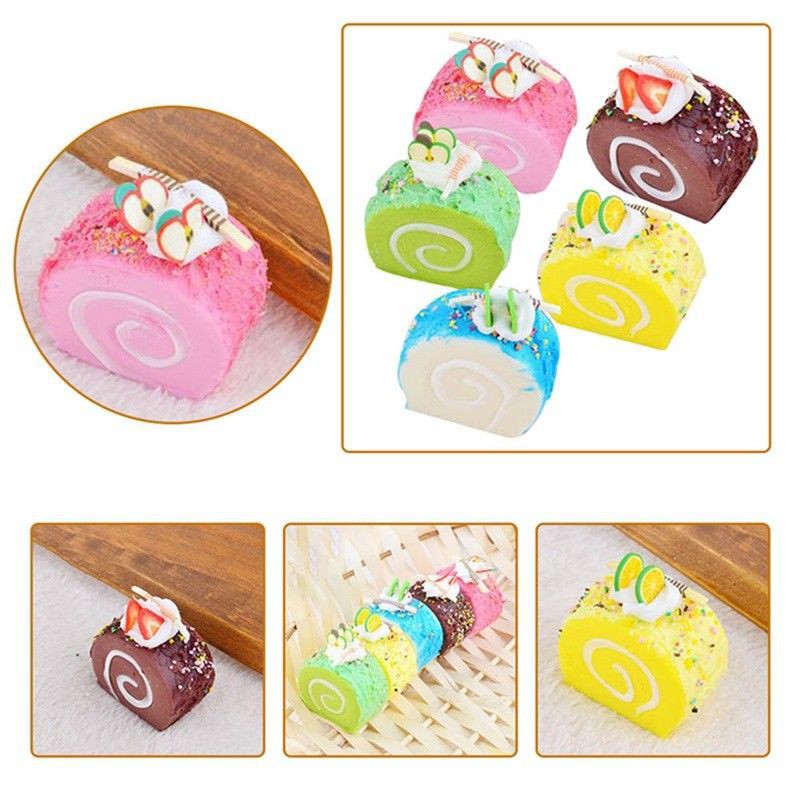 zSoft Slow Rising Food Cake Squishy Simulation Kids Adult Anti Stress ...