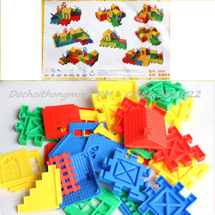 T58 - Túi Lego lắp ghép căn nhà | Shopee Việt Nam