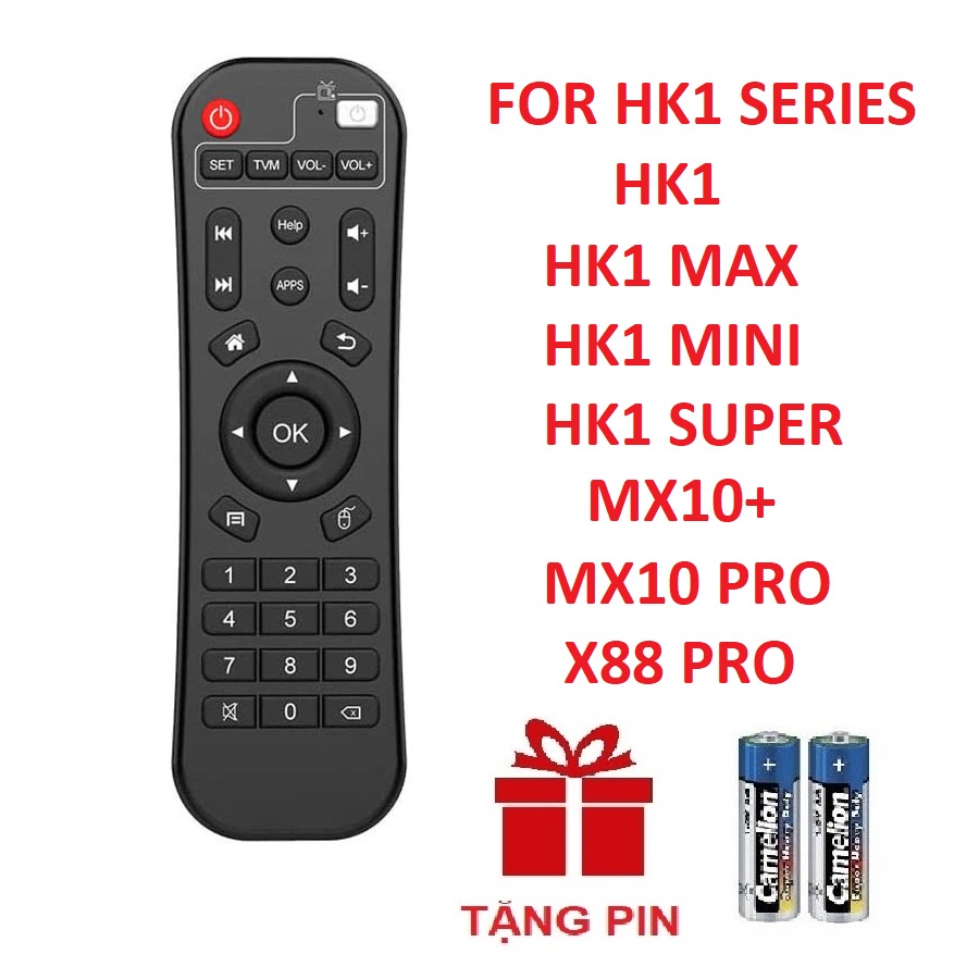 Remote điều khiển ANDROID TV BOX HK1 HK 1 MAX HK1 MINI HK1 SUPER MX10 ...