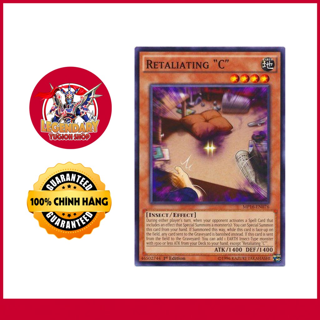 [EN][Thẻ Bài Yugioh Chính Hãng] Retaliating "C" | Shopee Việt Nam