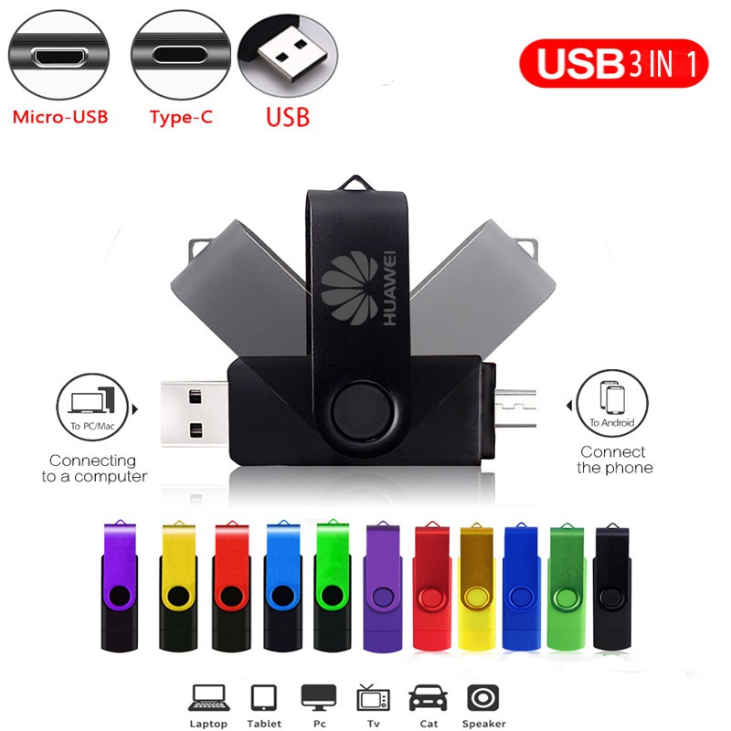 HUAWEI Thẻ Nhớ USB 2.0 OTG Tốc Độ Cao Bằng Kim Loại Chống Nước 128GB ...
