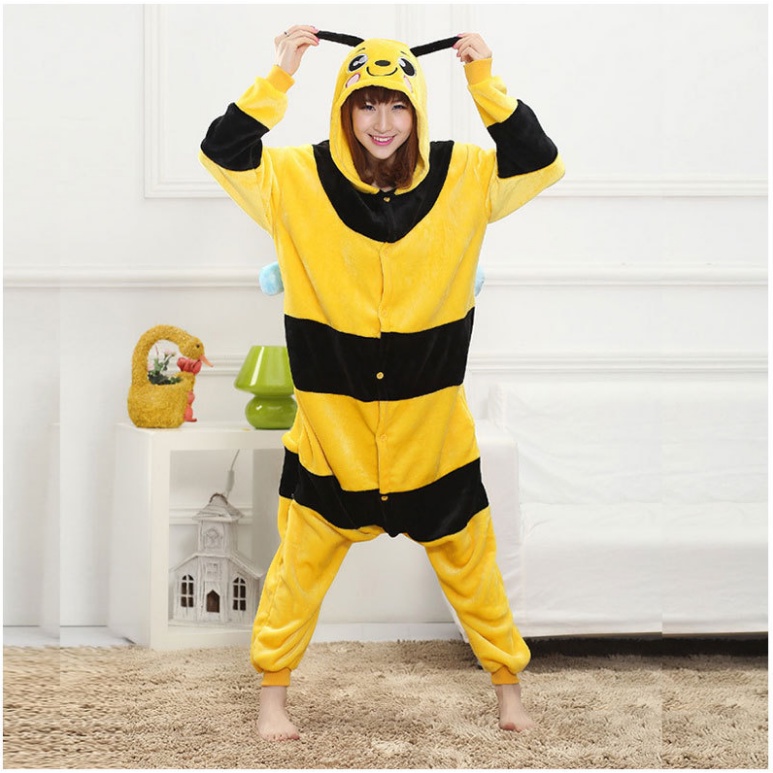 Đồ Ngủ Liền Thân Hình Con Ong One Piece Cho Người Lớn | Shopee Việt Nam