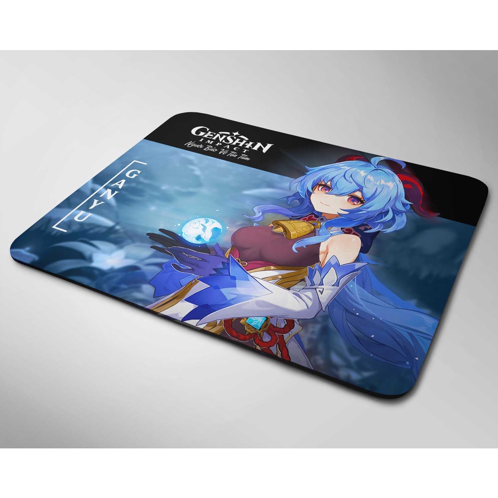 Lót chuột cỡ lớn, bàn di chuột, mouse pad nhân vật Ganyu Genshin Impact ...