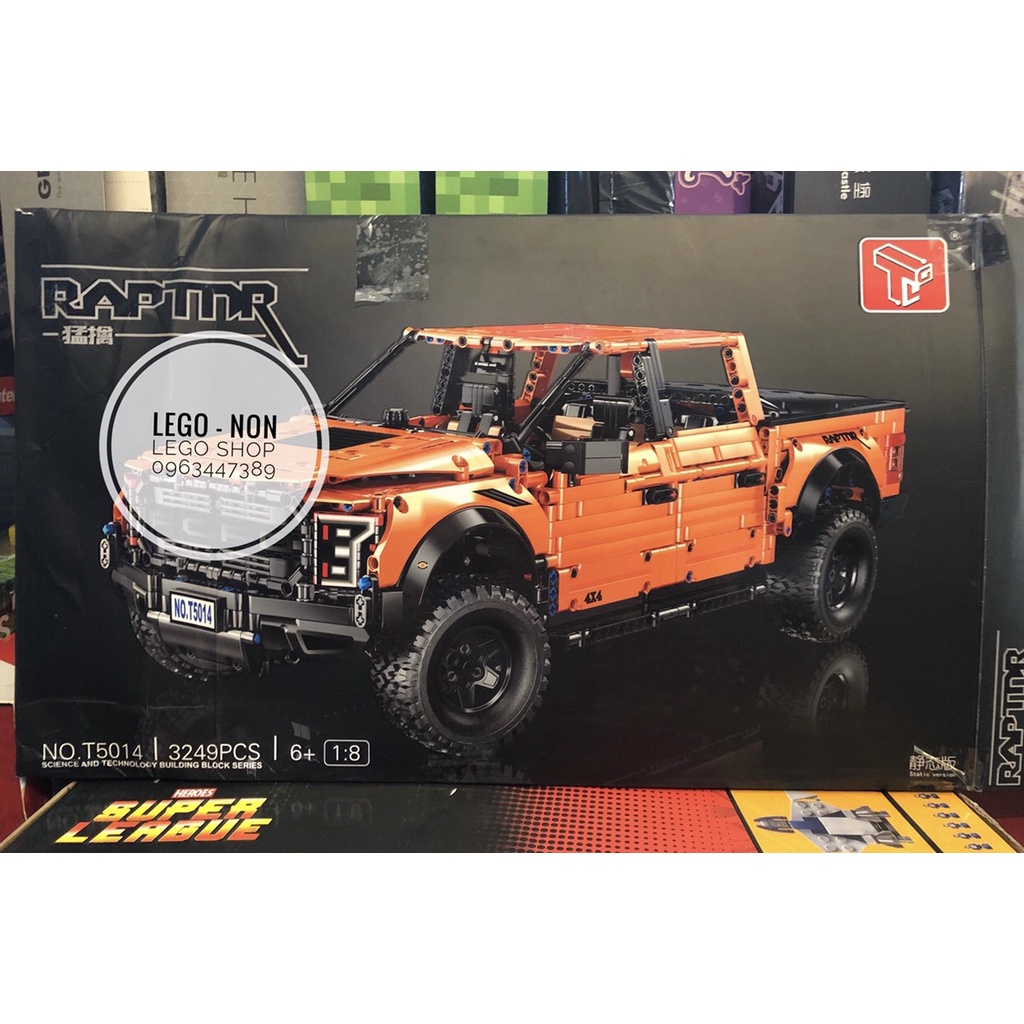 Xếp Hình Xe Ford RAPTOR F 150 Tỉ Lệ T5014 ( 1:8 3249 Mảnh ) | Shopee ...