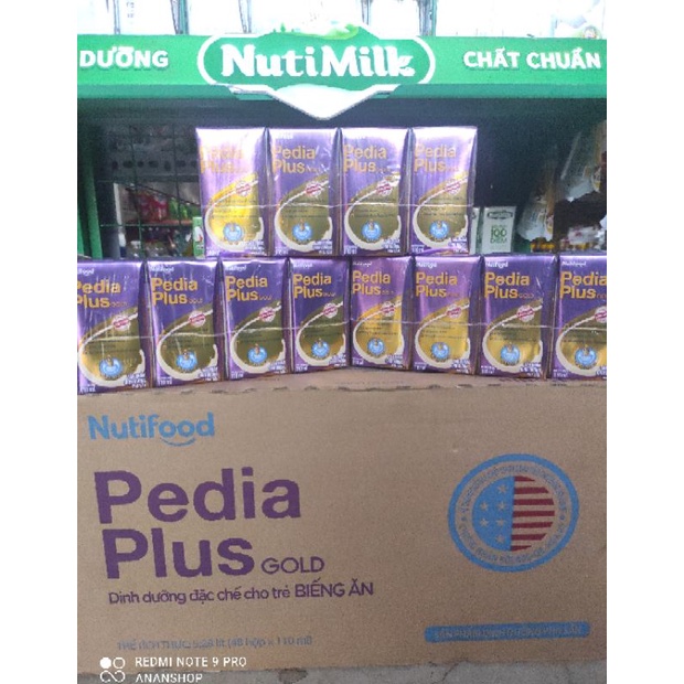 Sữa Pedia Plus gold thùng 48 hộp 110ml, sản phẩm dinh dưỡng pha sẵn của Nutifood | Shopee Việt Nam