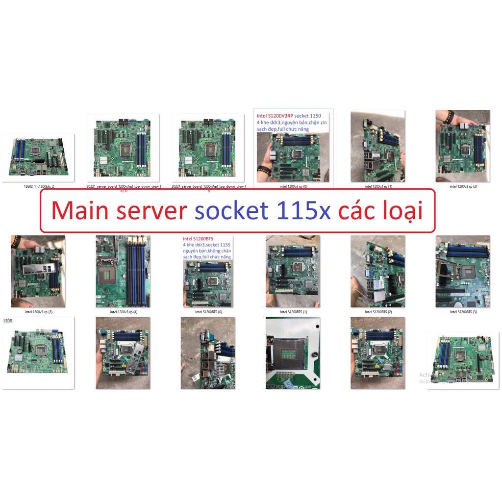 bo mạch chủ máy tính server NEC Express5800 GT110e S Intel S1200BTS ...