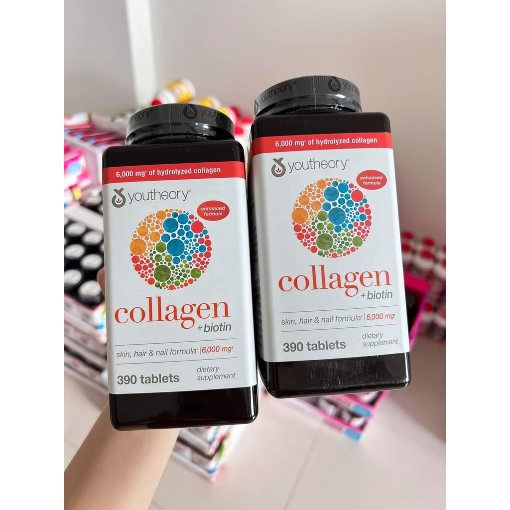 Collagen 390 viên collagen Youtheory | Shopee Việt Nam