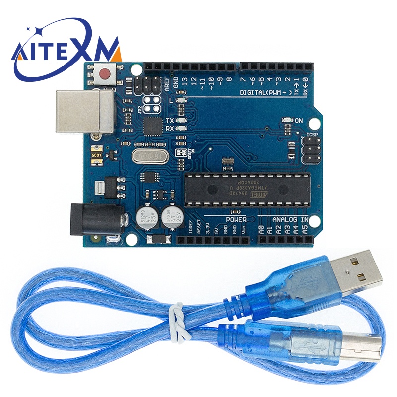 1 Bo Mạch Phát Triển Arduino UNO R3 ATmega328P ATMEGA16U2 1 Cái UNO R3 + 1 Cáp | Shopee Việt Nam