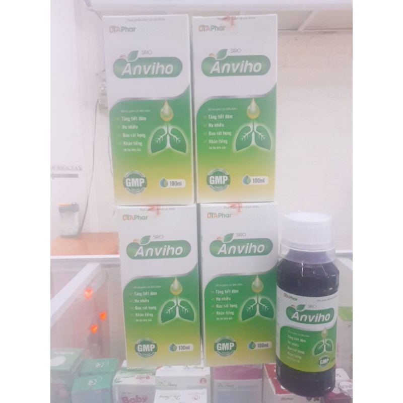 siro ho cho bé Anviho 100ml | Shopee Việt Nam