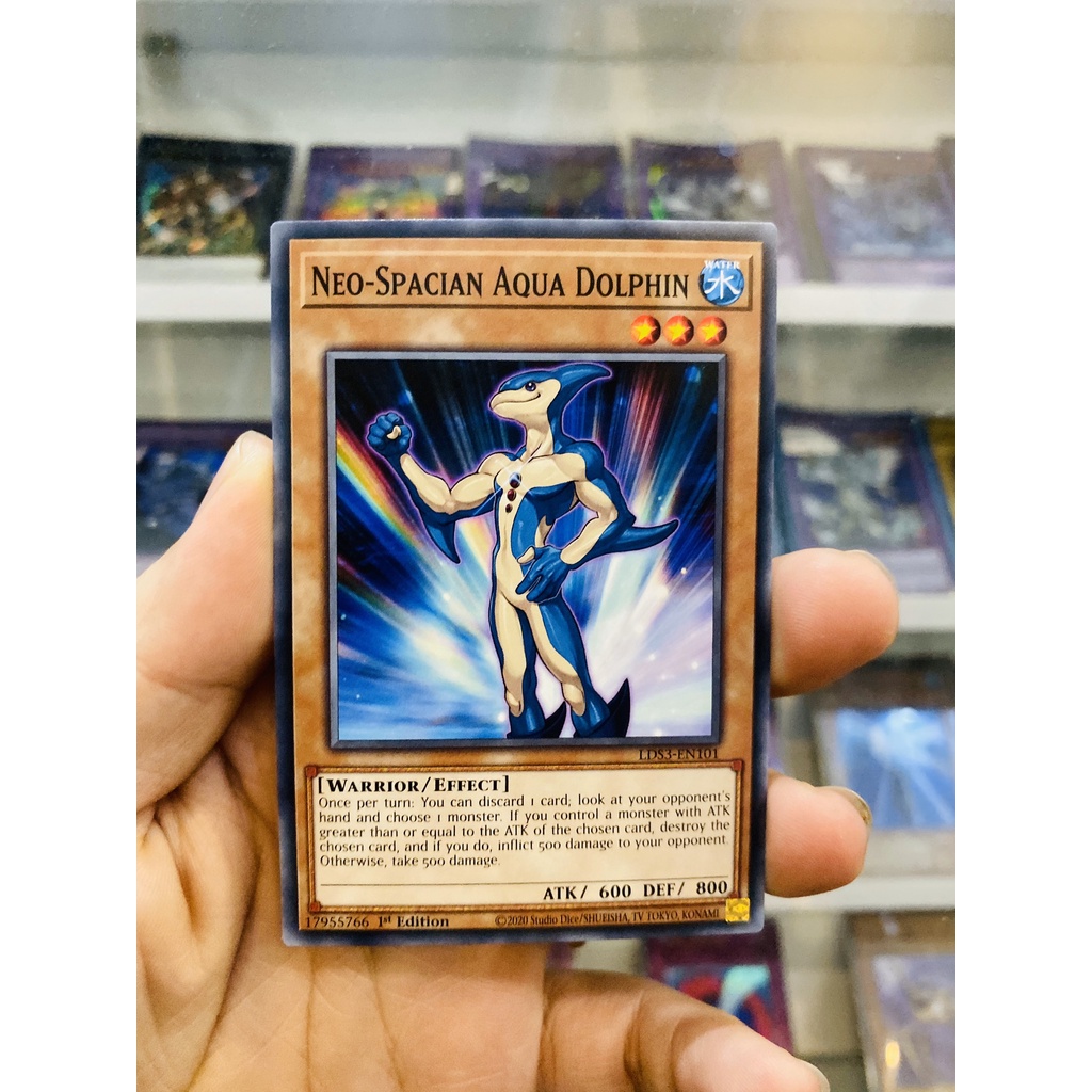 Thẻ Bài YugiOh! Mã LDS3-EN101 - Neo-Spacian Aqua Dolphin - Common - 1st ...