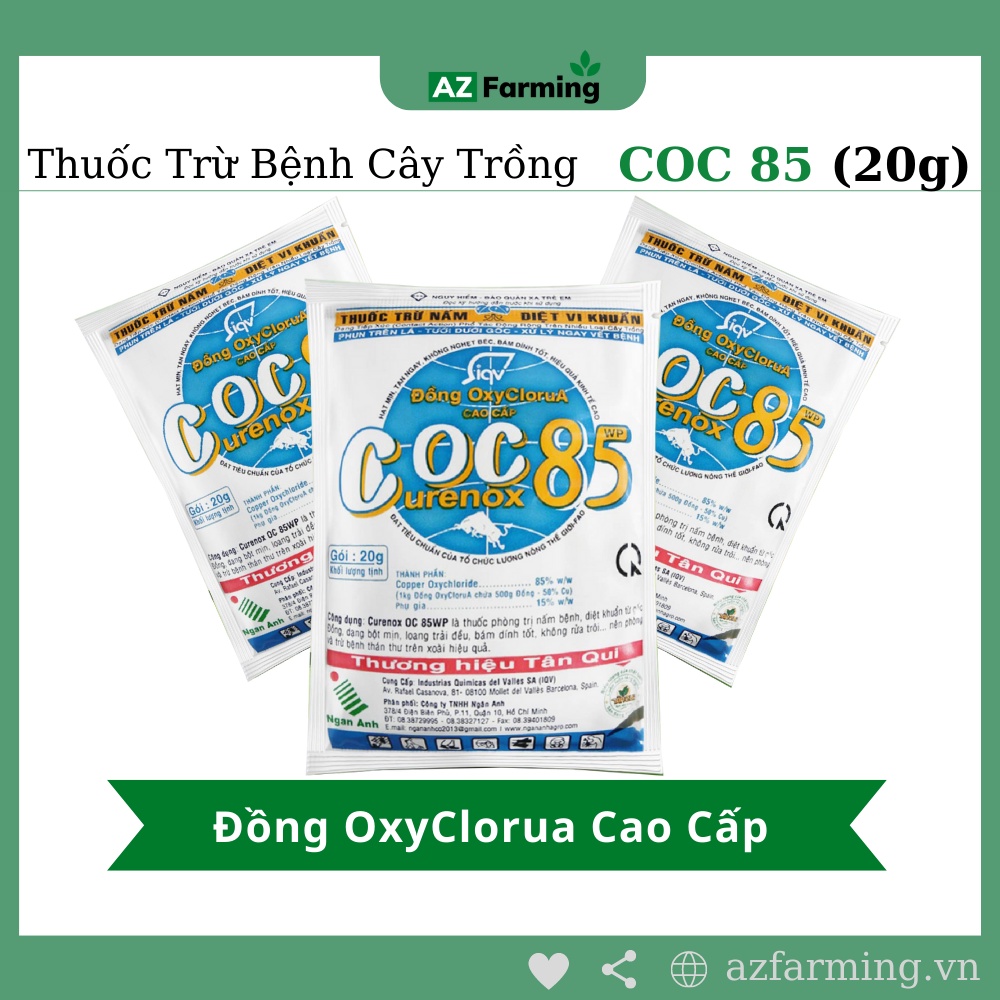 COC 85 Thuốc Trừ Bệnh Cây Trồng - Gói 20g - AZ Farming | Shopee Việt Nam