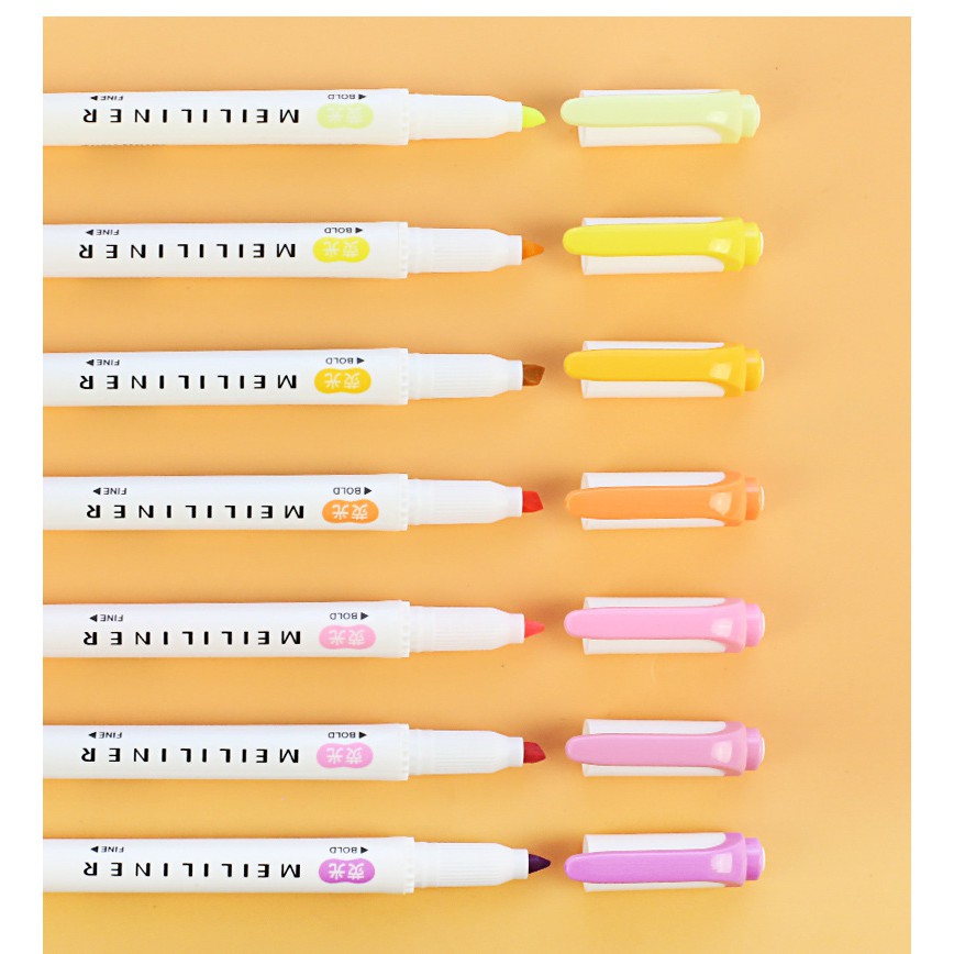 Bút highlight bút dạ quang 2 đầu Milkliner - dupe của Mildliner ...