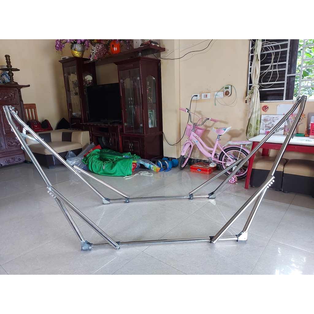 Khung võng xếp INOX 304, ỐNG THÉP CAO CẤP giá xưởng | Shopee Việt Nam