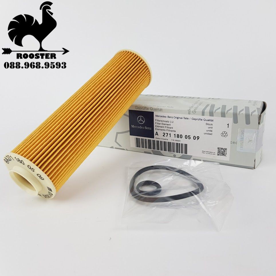 Lọc nhớt (lọc dầu) động cơ xe Mercedes-Benz C180, C250, E200, E250, SLK ...