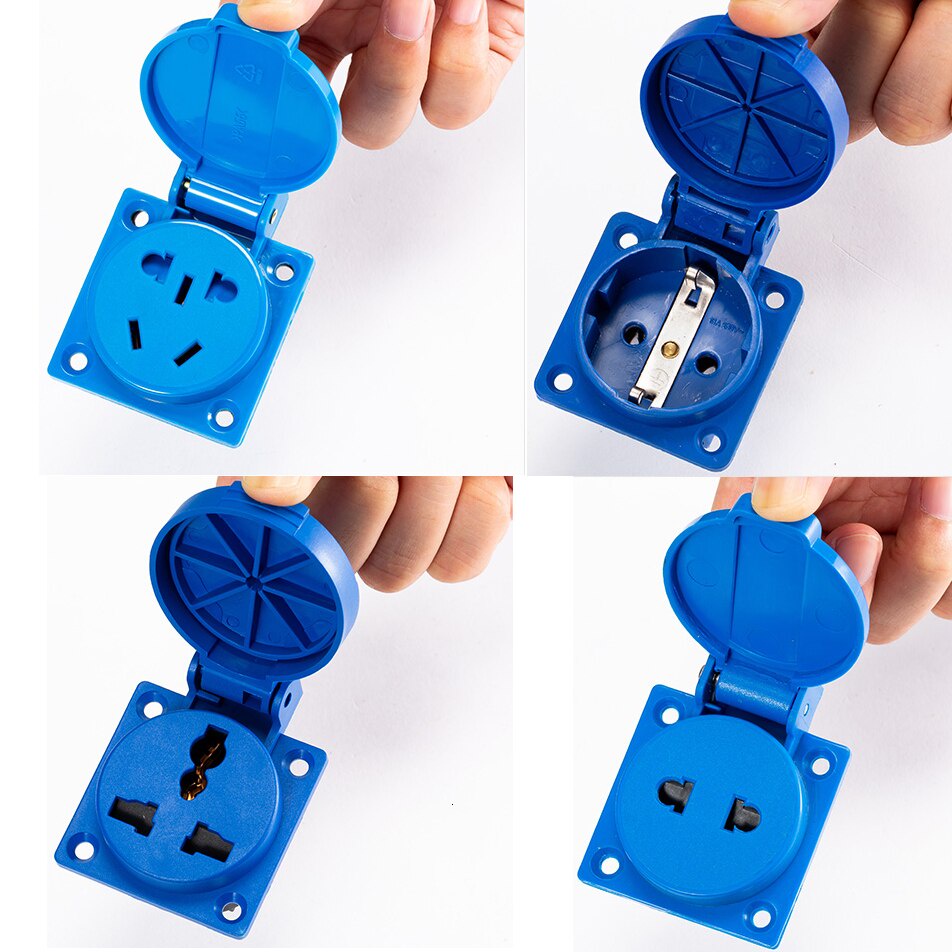 Ổ Cắm Điện Gắn Tường Đa Năng 10A 16A 220V Tiêu Chuẩn | Shopee Việt Nam