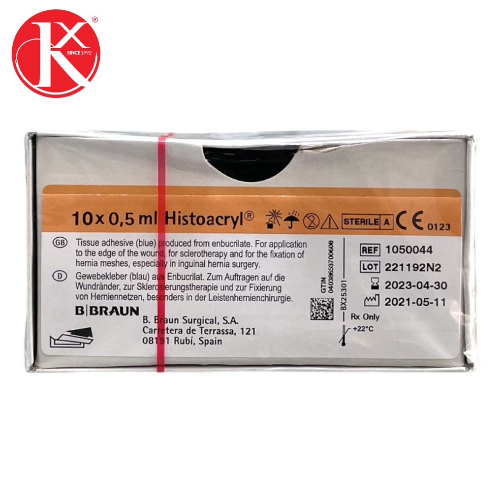 KEO DÁN MÔ BBRAUN HISTOACRYL® BLUE (hộp 10 ống) | Shopee Việt Nam