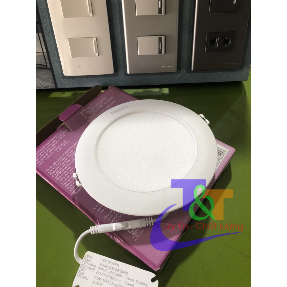 Đèn Downlight âm trần Led siêu mỏng Philips DL262 EC RD 6W, 9W, 12W ...
