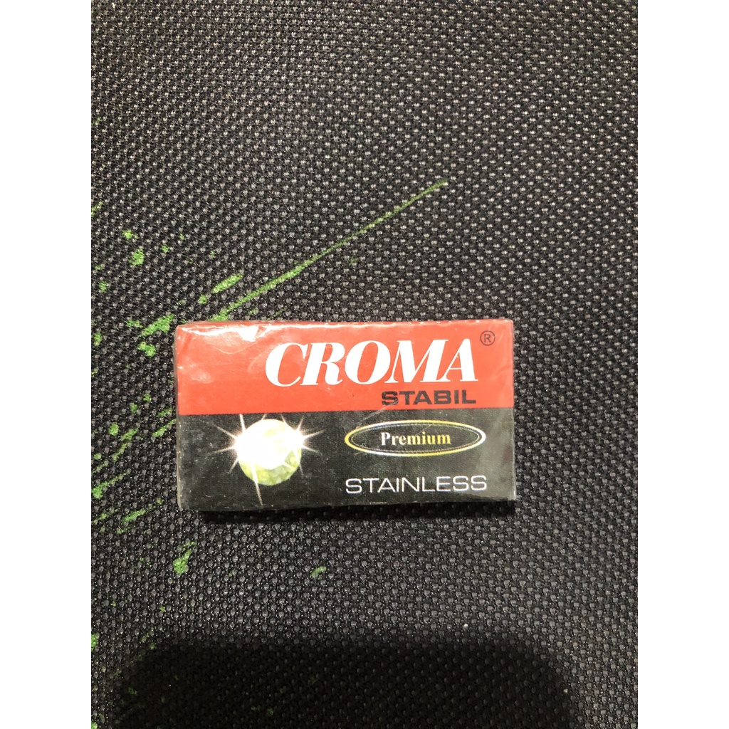 Dao Tem Cạo Râu CROMA (10 Lưỡi/1 Tép) | Shopee Việt Nam