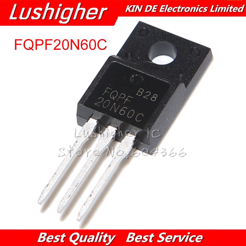 Bộ 10 Linh Kiện Điện Tử FQPF20N60C TO-220F FQPF20N60 TO220 20N60C 20N60 ...