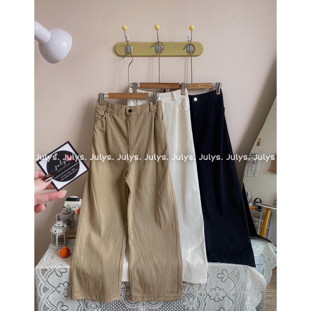 Quần kaki ống rộng mặt vân chéo 6331 (ảnh THẬT kèm video) | Shopee Việt Nam